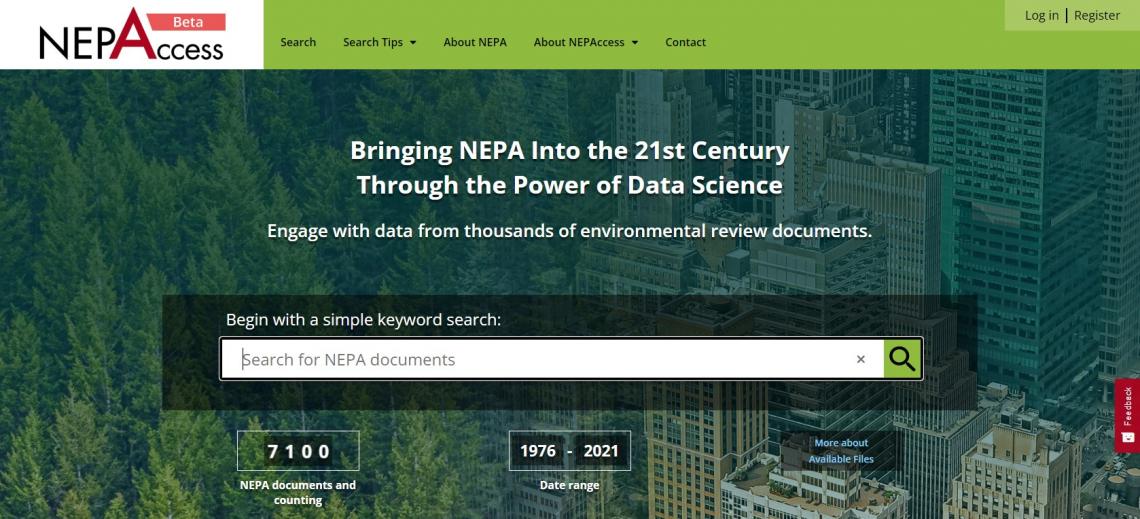 Inspired by Data Science, Team Aims to Fulfill the Promise of NEPA ...